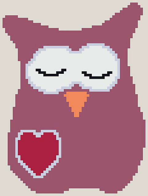 Ravelry: C2C Owl Graphghan pattern by crochetcrone1