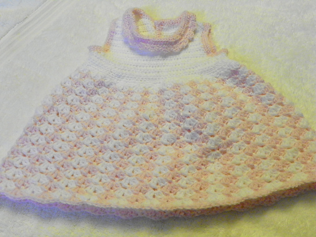 Ravelry: CUP18 Two Tone Shell Dress pattern by Tracey Ann Shears