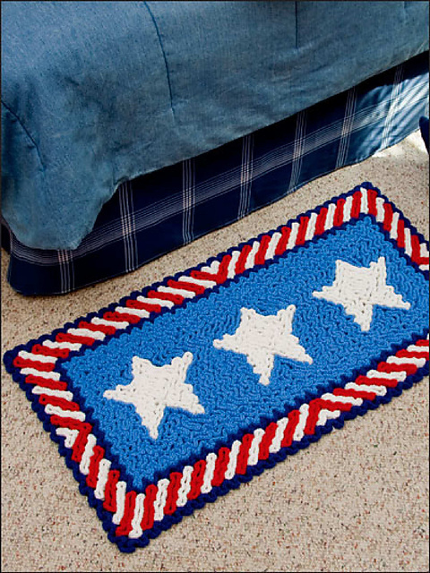 Ravelry: Star-Spangled Rug pattern by Susan Lowman