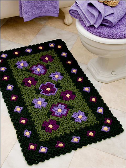 Ravelry: Flowers Rug pattern by Susan Lowman