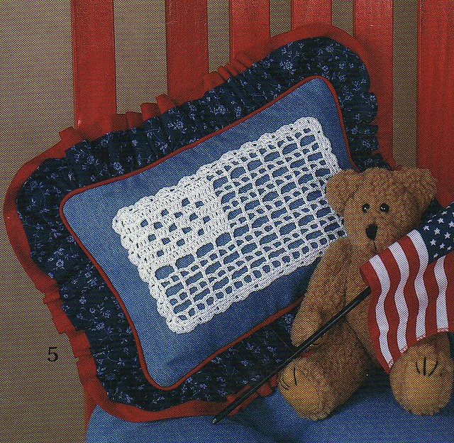 Ravelry: Flag Pillow pattern by Susan Lowman