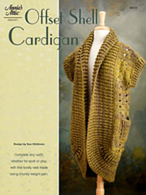 Ravelry: Offset Shell Cardigan pattern by Sue Childress