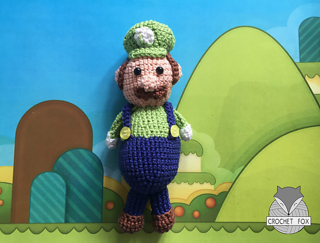 Ravelry: Super Mario Luigi pattern by Lena Crochetfox