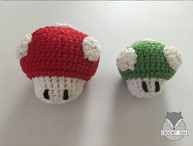 Ravelry: Super Mario Mushrooms pattern by Lena Crochetfox