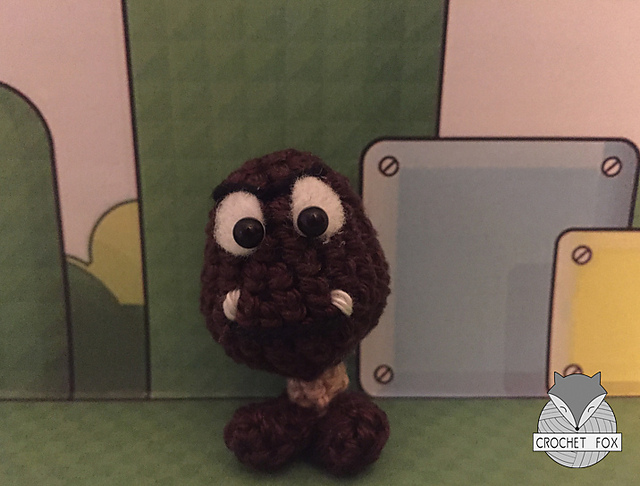 Ravelry: Super Mario Goomba pattern by Lena Crochetfox