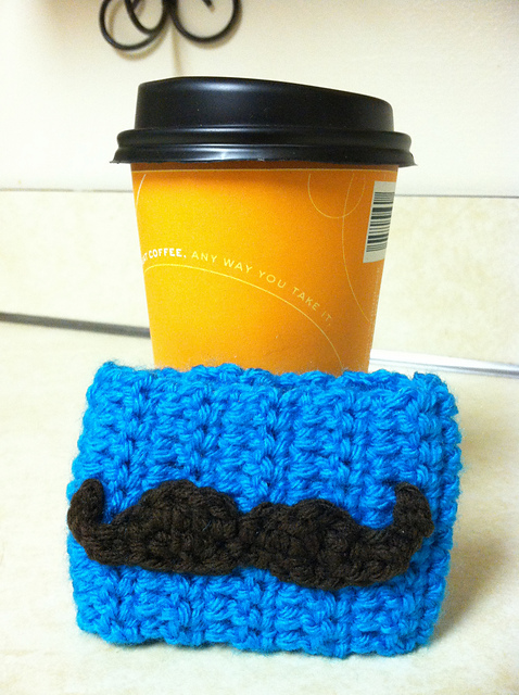 Ravelry: Mustache Applique pattern by Lauren Frank