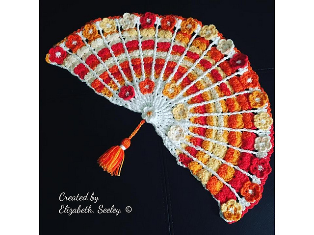 Ravelry: Asian Fan pattern by Elizabeth Seeley