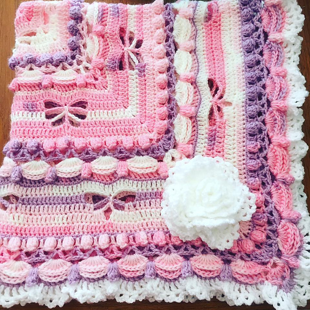 Ravelry: Whimsical Baby Blanket pattern by Elizabeth Seeley