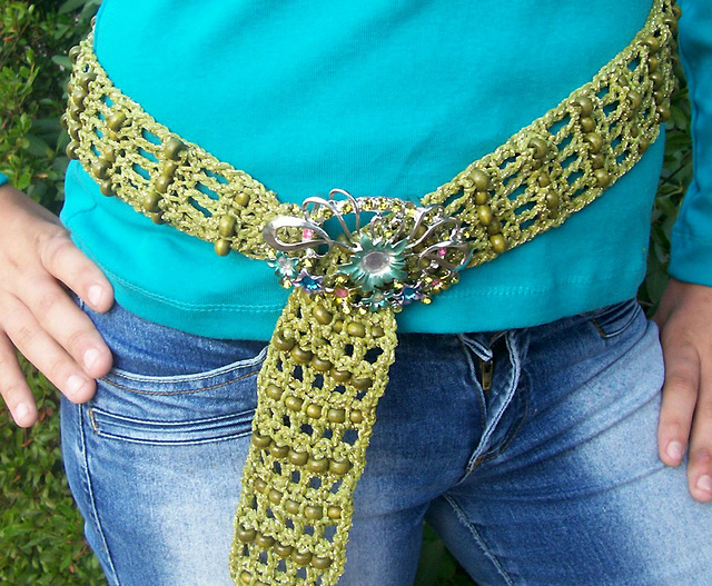 Ravelry: Easy Beaded Belt pattern by Tammy Hildebrand