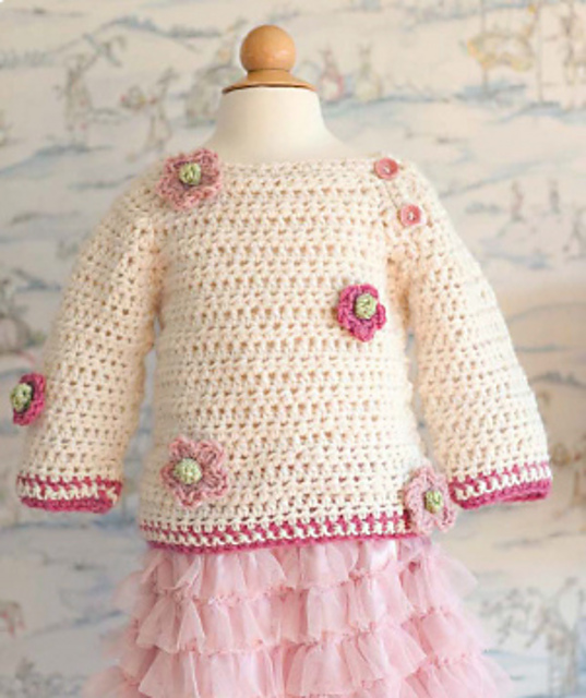 Ravelry: Flower Pullover pattern by Candi Jensen