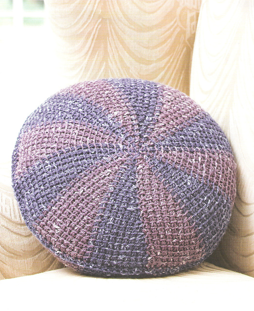 Ravelry: Pinwheel Pillow pattern by Kim Guzman