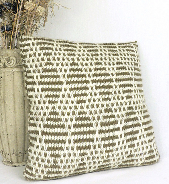 Ravelry: Coffee & Cream Pillow pattern by Lisa Gentry