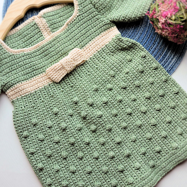 Ravelry: Spring Party Girl Baby Dress pattern by Kim Guzman