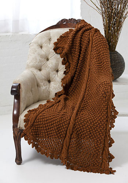 Ravelry: Cedar Falls Throw pattern by Patricia Williams