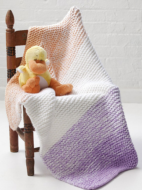 Ravelry: Soft 'n Simple Baby Blanket pattern by Donna Childs