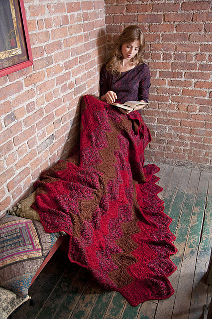 Ravelry: Victory Throw pattern by Lisa Gentry