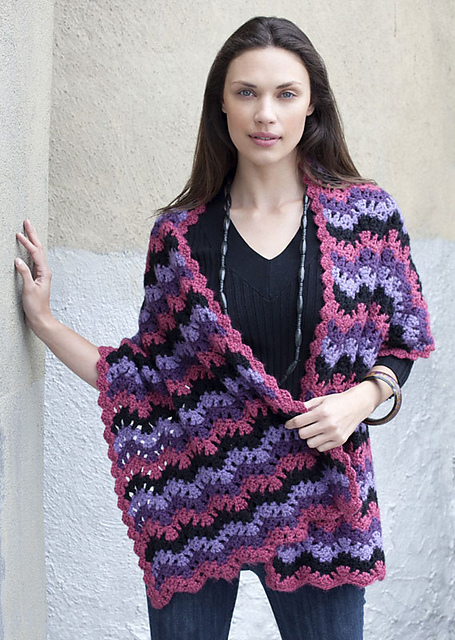 Ravelry: Ripple Wrap pattern by Margret Willson
