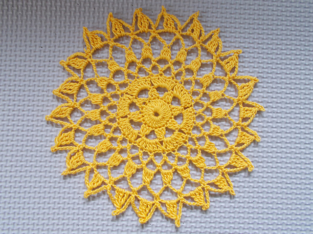 Ravelry: crochetmommie's Sunshine Doily