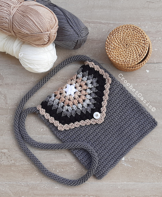 Ravelry: Any Size Hexa Bag pattern by Crochet Oasis