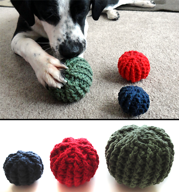 Ravelry: Textured Ball Dog Toys pattern by Rachel Choi