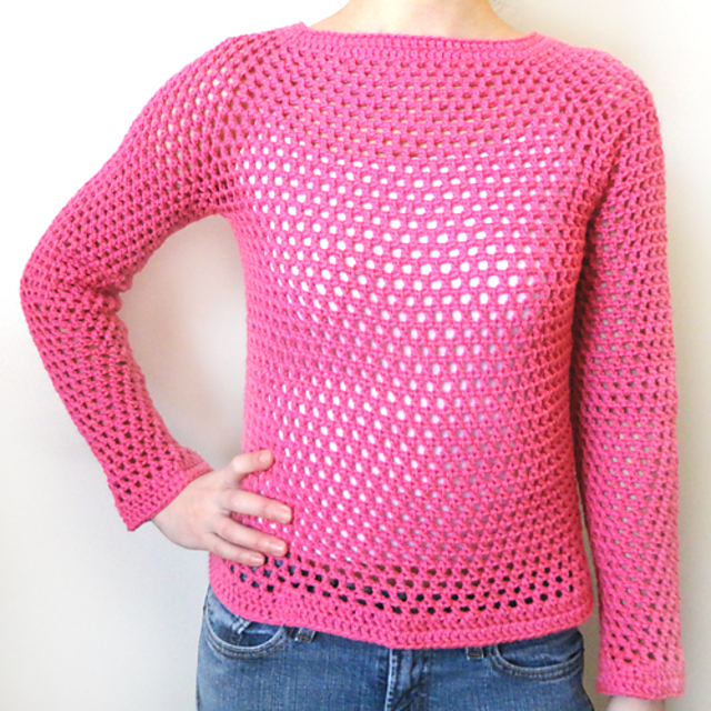 Ravelry: Classic Mesh Sweater pattern by Rachel Choi