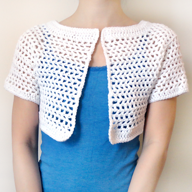 Ravelry: Mesh Bolero pattern by Rachel Choi