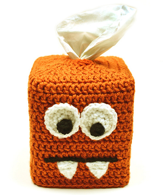 Ravelry: Monster Tissue Box Cover pattern by Rachel Choi