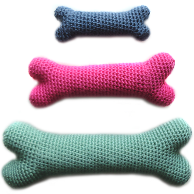 Ravelry: 3 Dog Bones pattern by Rachel Choi