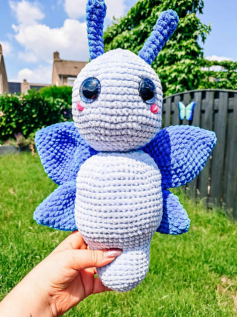 Ravelry: Majestic Fluffy Butterfly pattern by Amy Vink