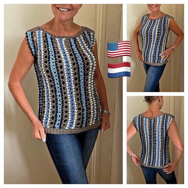 Ravelry: ISLAND VIBES SUMMER TOP pattern by CroJennifer