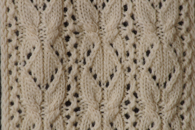 Ravelry: BandytKnits' A Lacy Cable Scarf