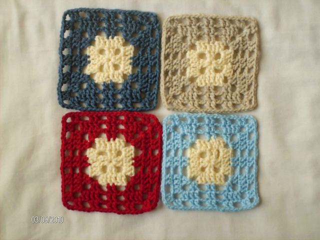 Ravelry: Center Cross Square pattern by Julie A Bolduc