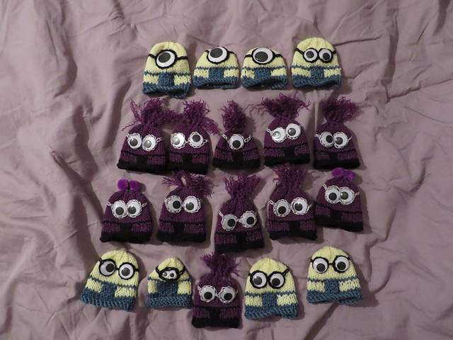 Ravelry: Big Knit Minions pattern by Crisp Knit