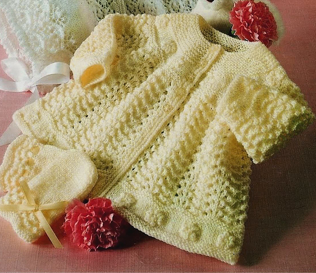 Ravelry: Matinee Coat pattern by Chevy Yarns