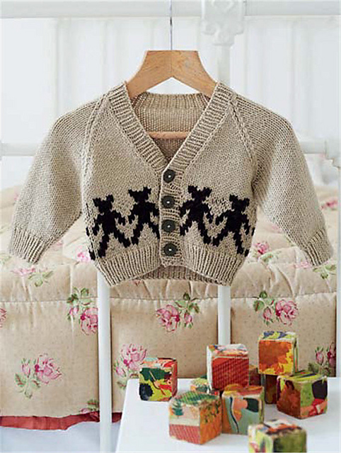 Ravelry: Yarrow Teddy Bear Cardigan pattern by Rita Taylor