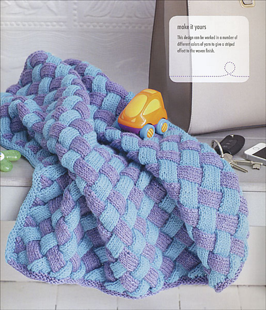 Ravelry: Entrelac Blanket pattern by Laura Strutt