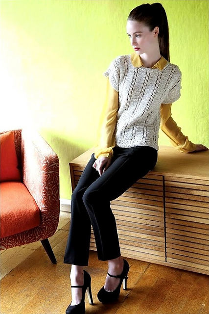 Ravelry: Ladder Stitch Top pattern by Alison Robson