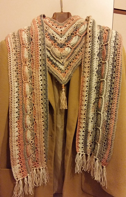 Ravelry: crys68's Bohemian V-Scarf