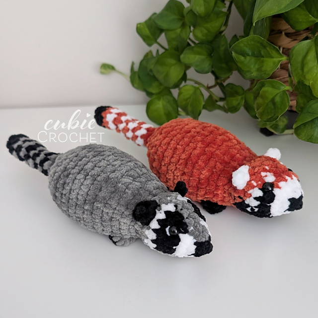 Ravelry: Raccoon and Red Panda pattern by Jessica Wilson
