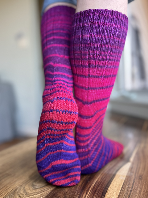 Ravelry: Hyperion (from the toe) pattern by Jeny Staiman