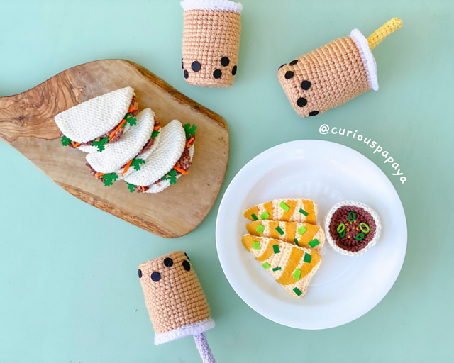 Ravelry: Taiwan Street Food Bundle pattern by curiouspapaya