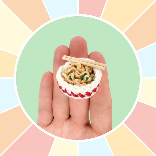 Ravelry: Mini Ramen Bowl pattern by curiouspapaya