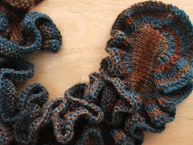 Ravelry: Double Ruffle-Edged Scarf pattern by Suzette Raugh
