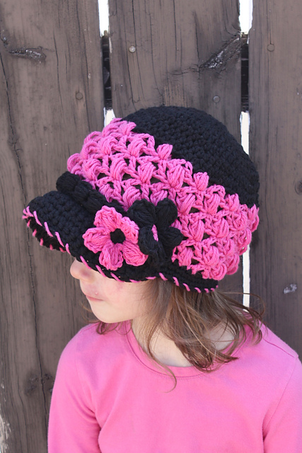Ravelry: Lacy Newsboy Hat pattern by Ramona Byers