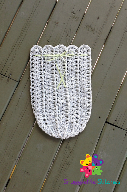 Ravelry: Baby Shells Cuddle Cocoon pattern by Ramona Byers