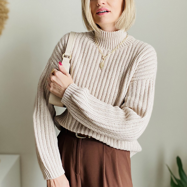 Ravelry: Simple cozy sweater pattern by Svetlana Kochkina