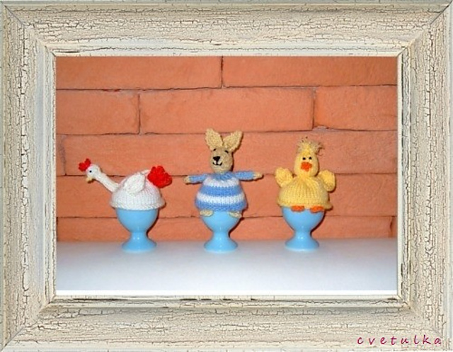 Ravelry: Easter Chick, Hen and Bunny pattern by c v e t u l k a knits