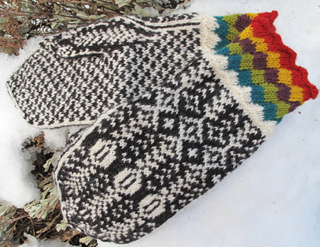 Ravelry: Across Norway Mittens pattern by Cynthia Atley Peterson