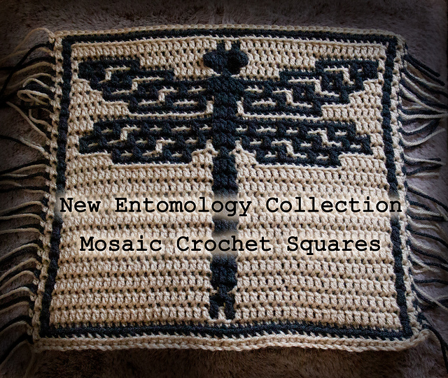 Ravelry: Entomology Collection Mosaic Square: Dragonfly pattern by ...