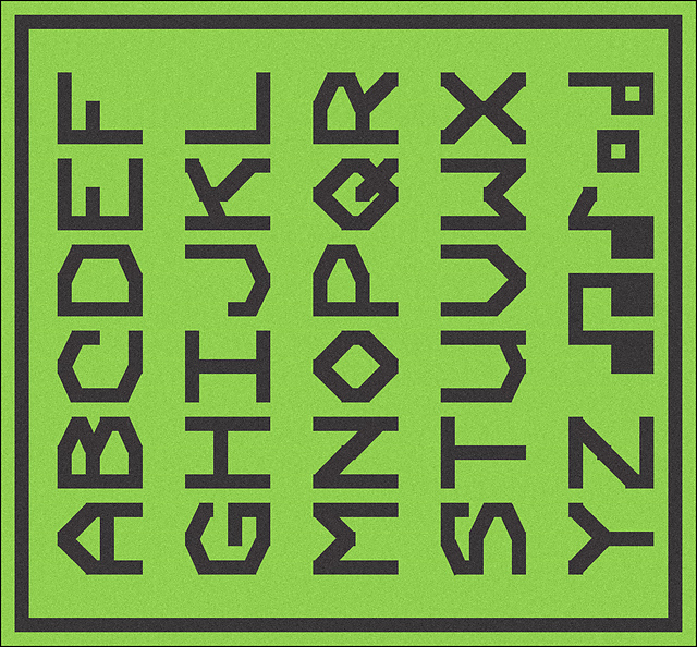 Ravelry: Sideways Alphabet overlay mosaic crochet pattern by Cyndie ...